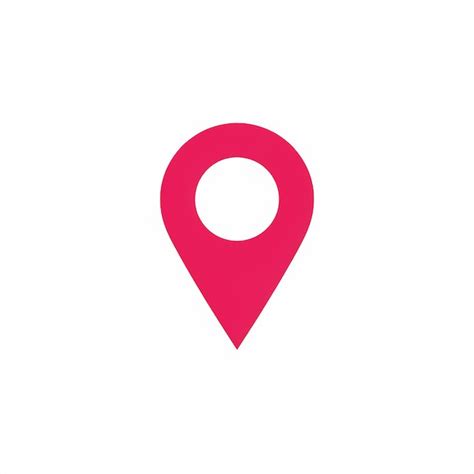 A Red Location Pin Commonly Used In Maps And Navigation Apps Premium Ai Generated Vector