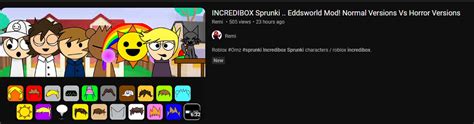 Sprunki Eddsworld Mod By Weirdness Falls