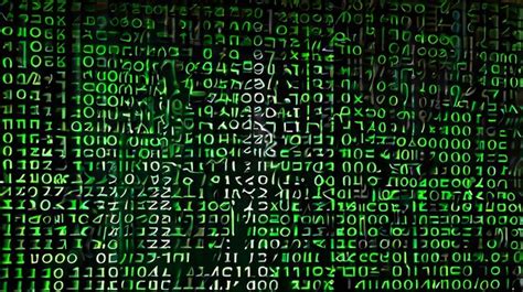 Large Green Glowing Hacking Code Hd Image Premium Ai Generated Image
