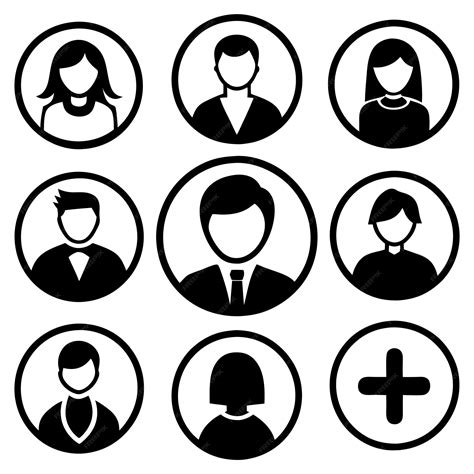 Inclusive Gender Icons Vector Illustration All Genders And Identities