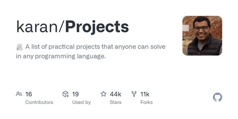 Github Karan Projects Page With Curl A List Of Practical Projects That Anyone Can Solve In