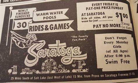 Saratoga Amusement Park In Utah