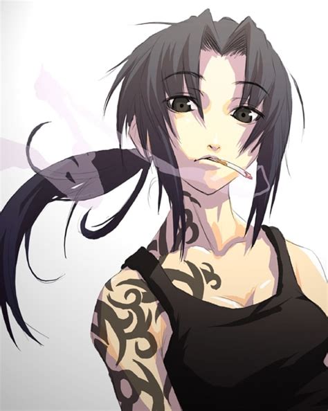 Nilitsu Revy Black Lagoon Black Lagoon 00s 1girl Arm Tattoo