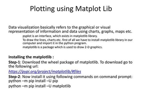 Python Pyplot Class Xii Ppt
