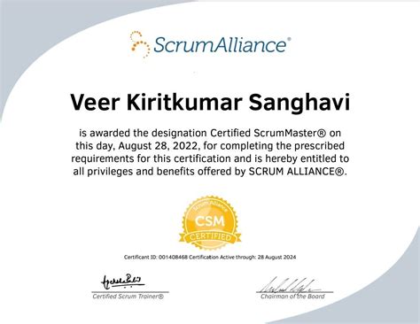 Veer Sanghavi On Linkedin Scrum Csm Agile Agileprojectmanagement Scrummaster