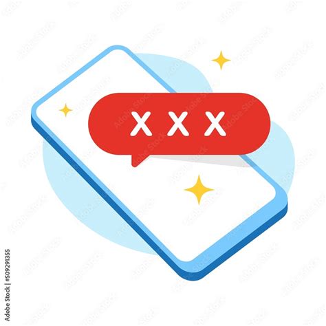 Verification Code Has Been Send To Smartphone Concept Illustration Flat Design Vector Eps10