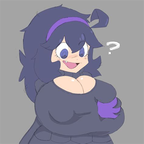 Rule 34 Big Breasts Breasts Bigger Than Head Cleavage Ghost Grope Haunter Hex Maniac Huge