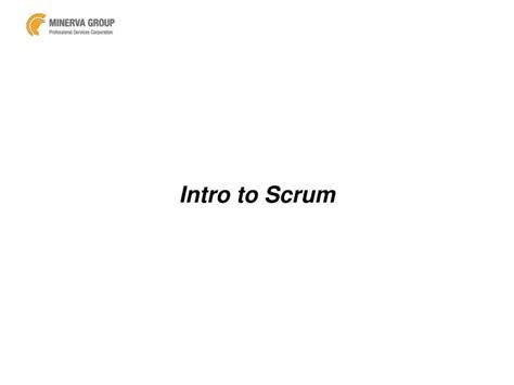 PPT Intro To Scrum PowerPoint Presentation Free Download ID