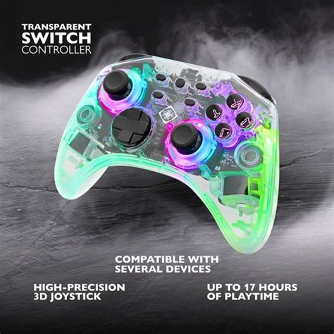 Deltaco Gam 149 T Draadloze Pro Controller Rgb Geschikt Voor Nintendo Bol