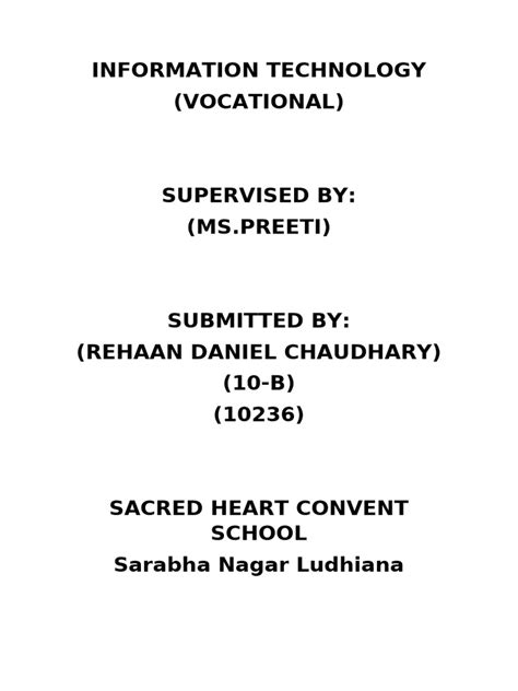 information technology pdf