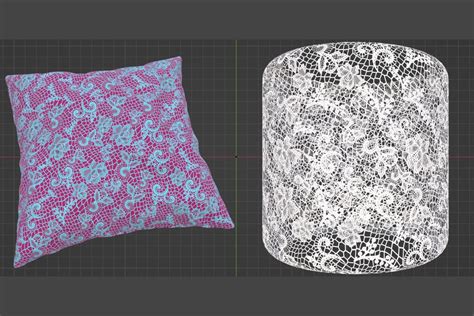 semi procedural lace texture for blender 3d material or shader by blenduffo