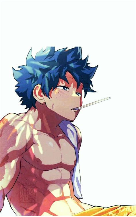 Anime Guys Shirtless Handsome Anime Guys Hero Academia Characters My