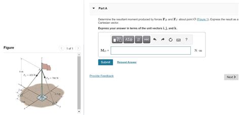 Solved Determine The Resultant Moment Produced By Forces Fb