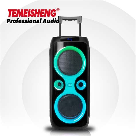 Temeisheng Music System Home Theater Double Inch Bass Woofer Sound Box Outdoor