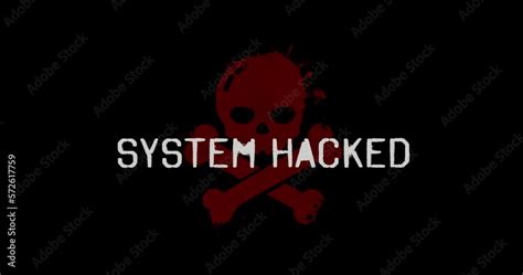 system hacked with distorted and glitch effect seamless and loopable 3d rendering computer