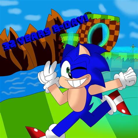 Sonic 32 Years Birthday Late Special By Lucaslrds0407 On Deviantart