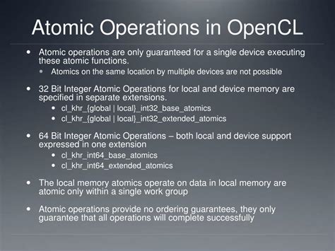 ppt opencl extensions powerpoint presentation free download id 2351161