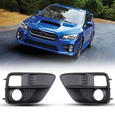 Winjet Fog Light Bezels For 2015 2016 2017 Subaru Wrxsti