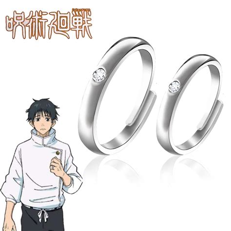 Anime Jujutsu Kaisen Yuta Okkotsu Rings Cosplay Props Men Women Couple