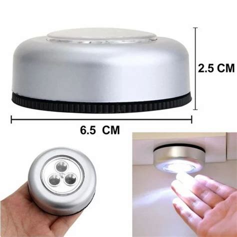 3 LED Touch Push Button Light at 35 piece टच लइट in Surat ID 2852952400973