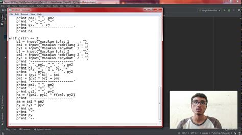 Program Sederhana Membuat Pecahan Campuran Python Youtube