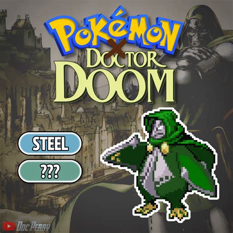 Just Sharing My Dr Doom Sprite For My Pokemon X Marveldc Rom Hack R