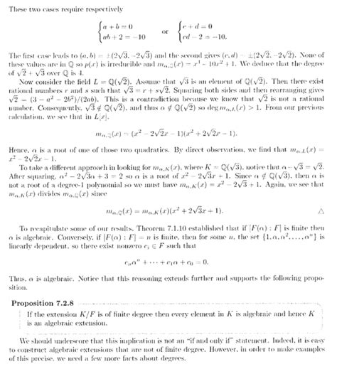 Algebraic Extensions Lovett Example 727 • Physics Forums