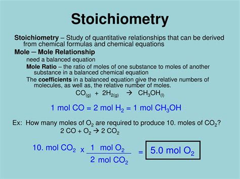 Ppt Stoichiometry Chemical Quantities Notes Powerpoint Presentation