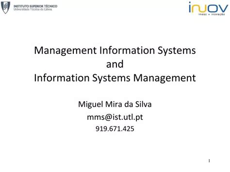 PPT Management Information Systems And Information Systems Management PowerPoint Presentation