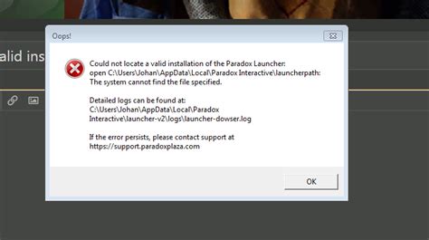 Help Could Not Locate A Valid Installation Of The Paradox Launcher Paradox Interactive Forums