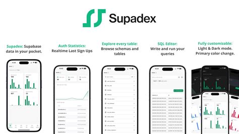 Supadex The Ultimate Mobile Dashboard For Supabase Alternativeto