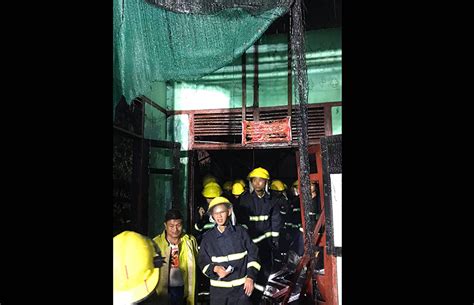 Dvb မဟာအောင်မြေမြို့နယ် ရပ်ကွက်အုပ်ချုပ်ရေးမှူးရုံး မီးလောင်