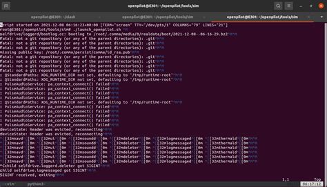 Start The Simulation But Nothing Happend · Issue 23152 · Commaaiopenpilot · Github