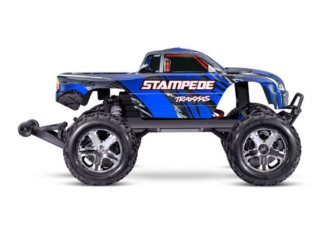 Traxxas 110 Stampede Xl 5 2wd Electric Rc Monster Truck Blue Edition