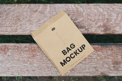 Free Paper Food Bag Mockup Mockupbee
