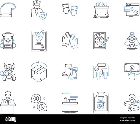 Style Forge Line Icons Collection Customization Clothing Fashion Unique Design Tailored