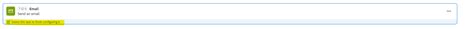 email task workflow error message xm community