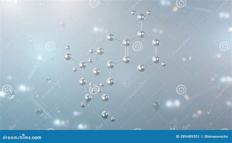 Adenosine Molecular Structure 3d Model Molecule C10h13n5o4 Structural Chemical Formula View