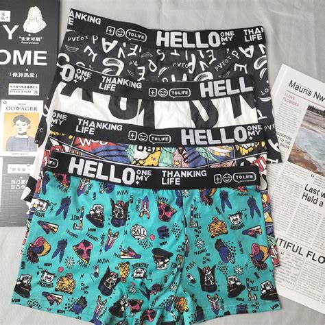 กางเกงในชายแบบบ็อกเซอร์ เนื้อผ้านุ่มหายใจได้ ใส่สบายตลอดวัน ไม่เสียรูปแม้สวมใส่หลายชั่วโมง