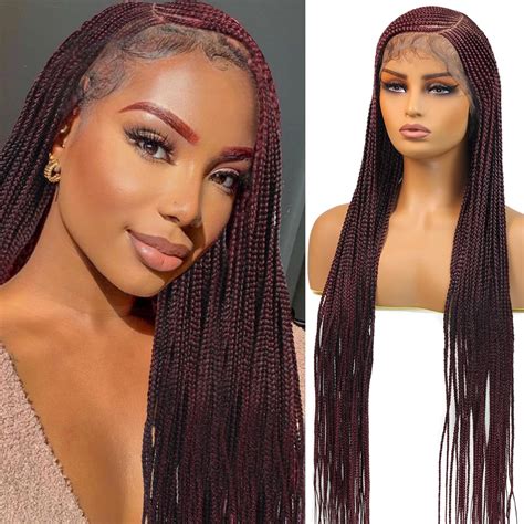 Dosay 360 Full Lace Knotless Cornrow Braided Wigs For