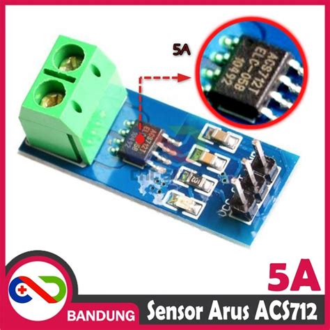 Jual Sensor Arus Acs712 5a Range Hall Current Sensor Module For Arduino