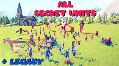 How To Unlock All SECRET Units LEGACY Team In TABS YouTube