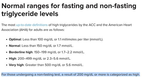 Fifth Year Since Diagnosis Of Alzheimers How To Get Your Non Fasting Triglyceride Less Than 100