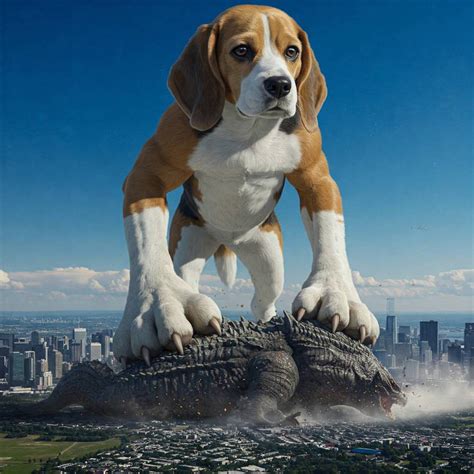 Beagle Gigante Derrota Godzilla By Bradsnoopy97 On Deviantart
