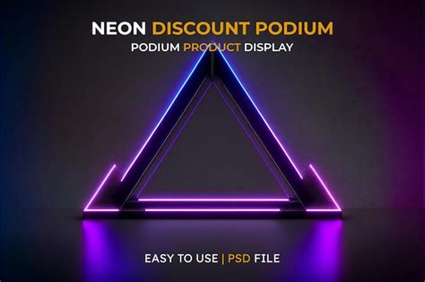 제품 프레젠테이션 연단 제품 3d Redering을 위한 추상적인 배경 미래형 받침대 프리미엄 Psd 파일