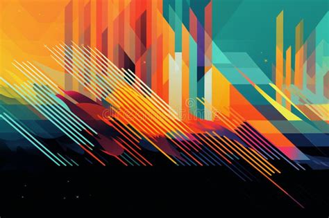 Vibrant Abstract Background An Abstract Background Illustration Featuring Vibrant Colors And
