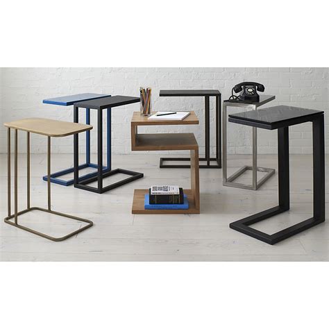 Avenue Black C Table In Coffee Tables And Side Tables Crate And Barrel
