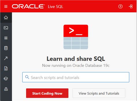 Oracle Live Sql Aprenda Sql De Qualquer Lugar E De Graça