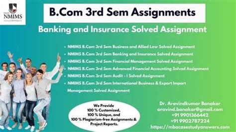 Nmims Apr 2025 Customized Solved Assignments At ₹ 500 Page In Ranebennur Id 2854753576448