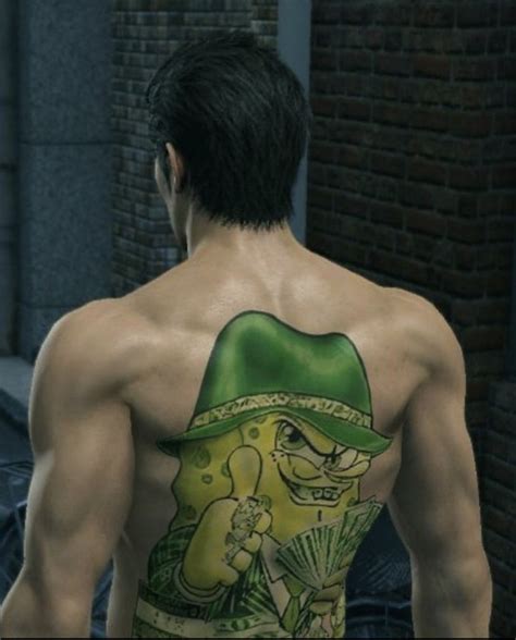 Gangster Spongebob Tattoos